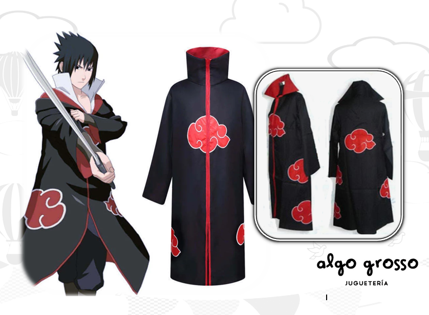 NARUTO CAPA AKATSUKI - ANIME - INFANTIL - Algo Grosso - Juguetería