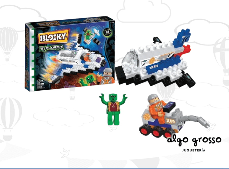 BLOCKY X-PLORER 64 PIEZAS MISION A MARTE art.687 – Algo Grosso – Juguetería