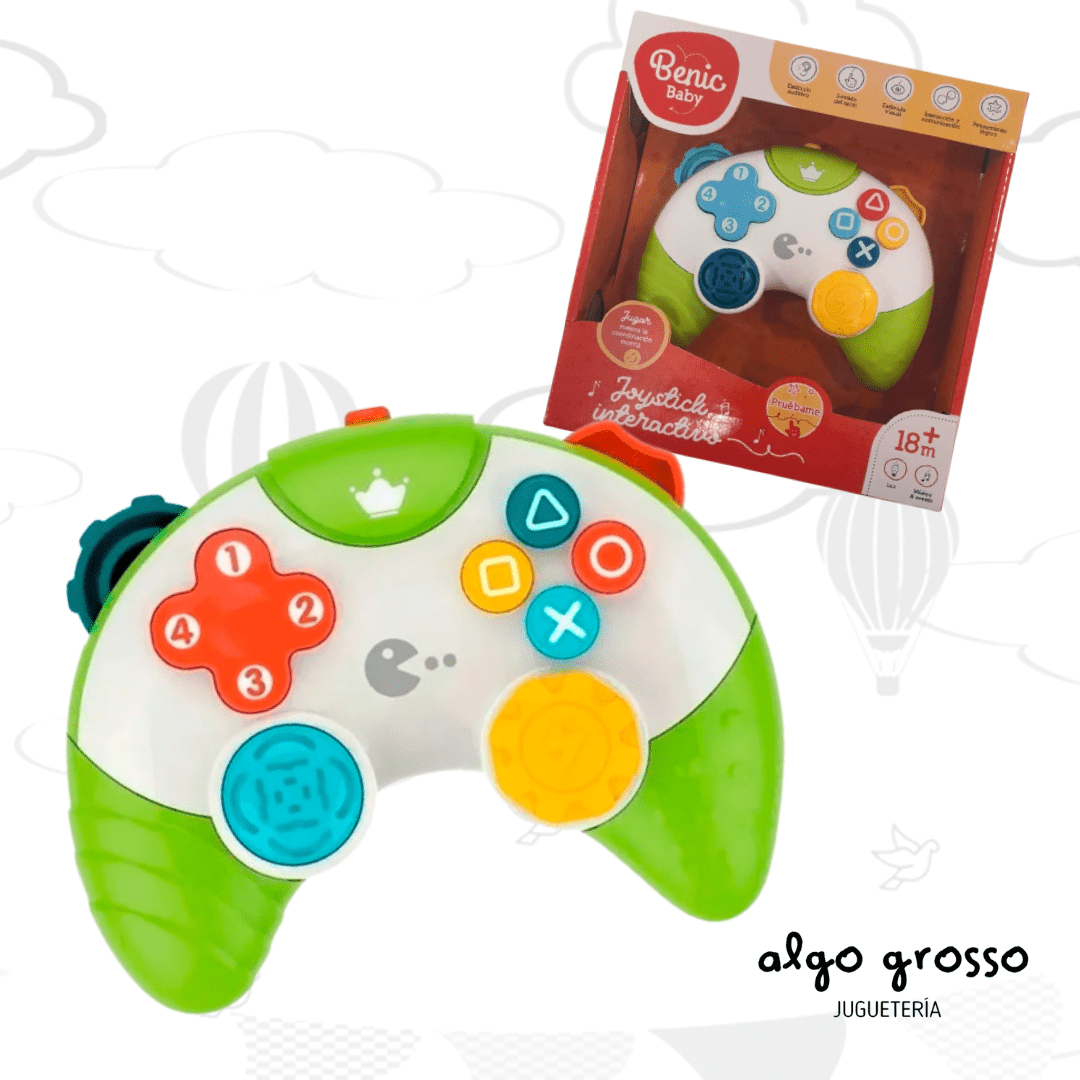JOYSTICK INTERACTIVO BENIC BABY LUZ Y SONIDO art.6595/BB134 - Algo ...
