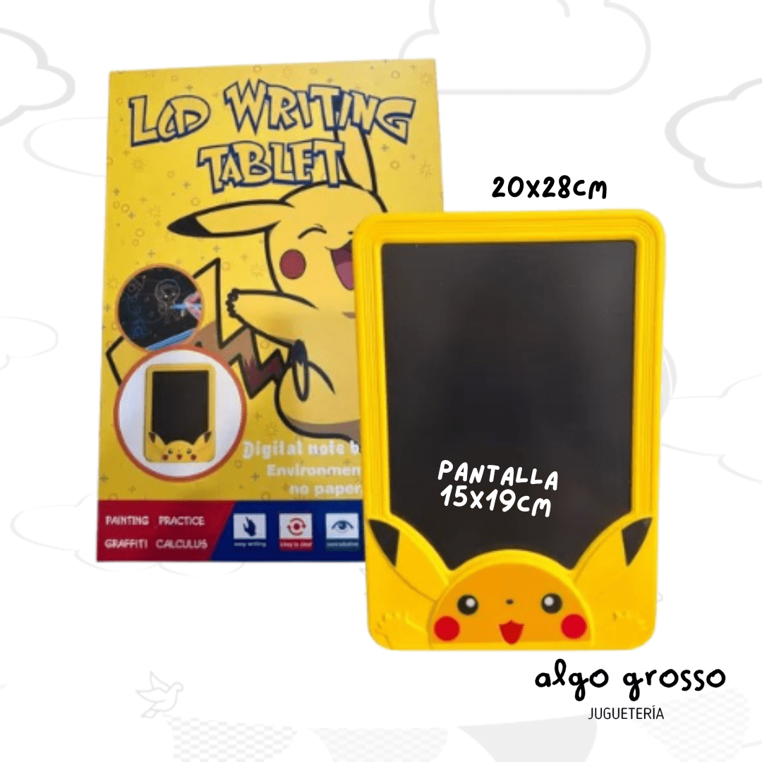 TABLET – PIZARRA MAGICA PIKACHU art.GO-537 – Algo Grosso – Juguetería