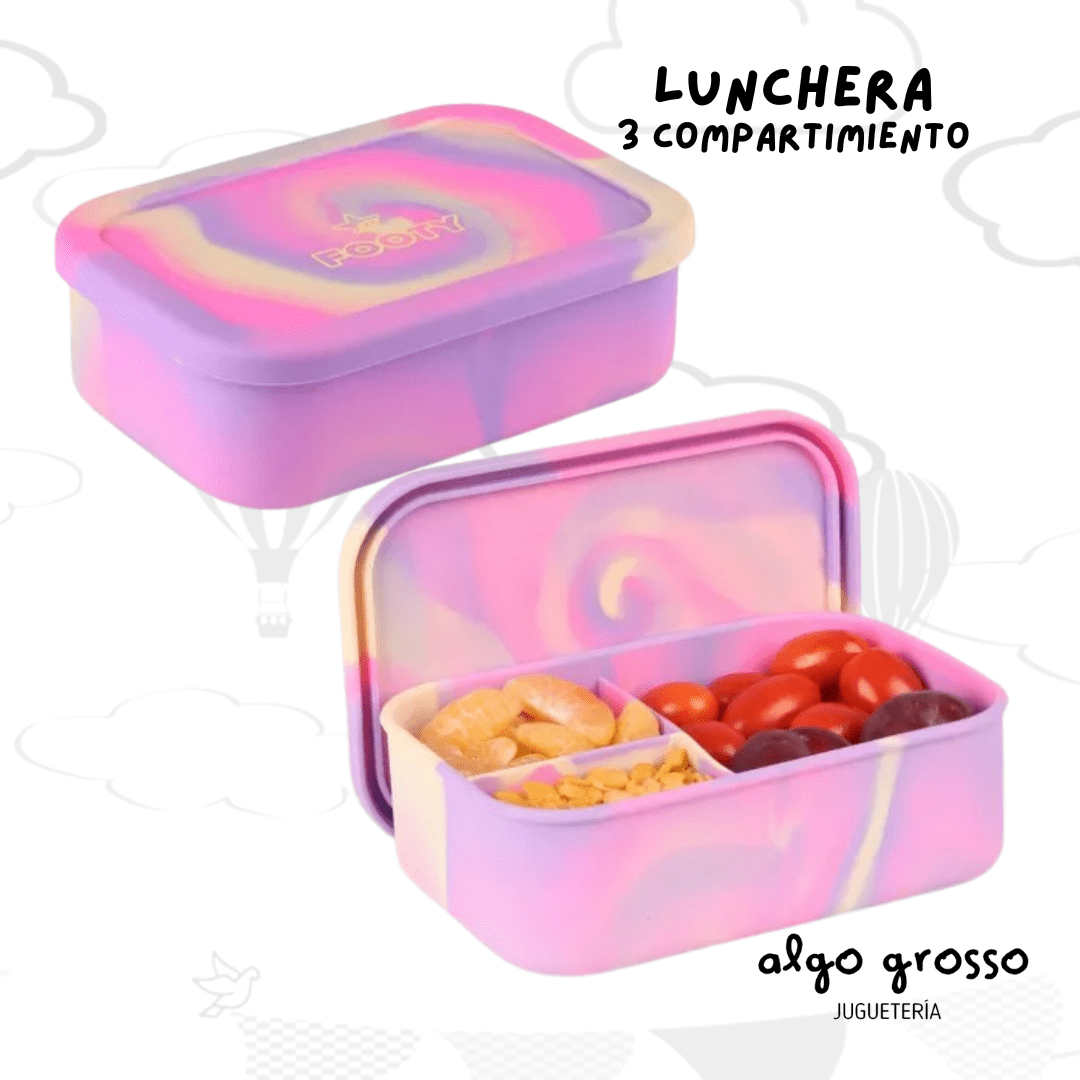 LUNCHERA FOOTY SILICONA 3 COMPARTIMIENTOS art.TS301 – Algo Grosso ...