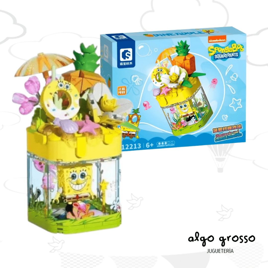 SEMBO BLOQUES BOB ESPONJA PINEAPPLE art.NA205200 – Algo Grosso – Juguetería